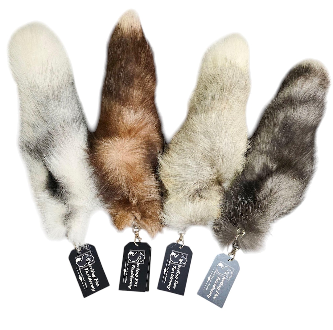 Choose Your Own, Real Fox Tail, Multi-colored Mutation Fox Tail ...