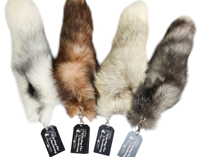 Choose Your Own, Real Fox Tail, Multi-colored Mutation Fox Tail ...