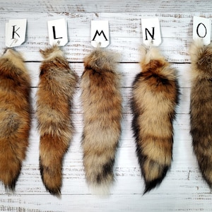 Choose Your Own, Real Fur Red Fox Tail Keychain With Swivel Clasp ...