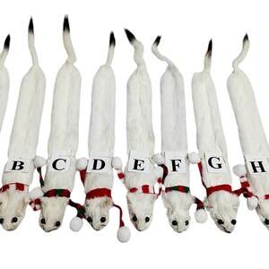 Weasel Slap Bracelet, Sherman the Ermine, White Ermine Slap Bracelet ...