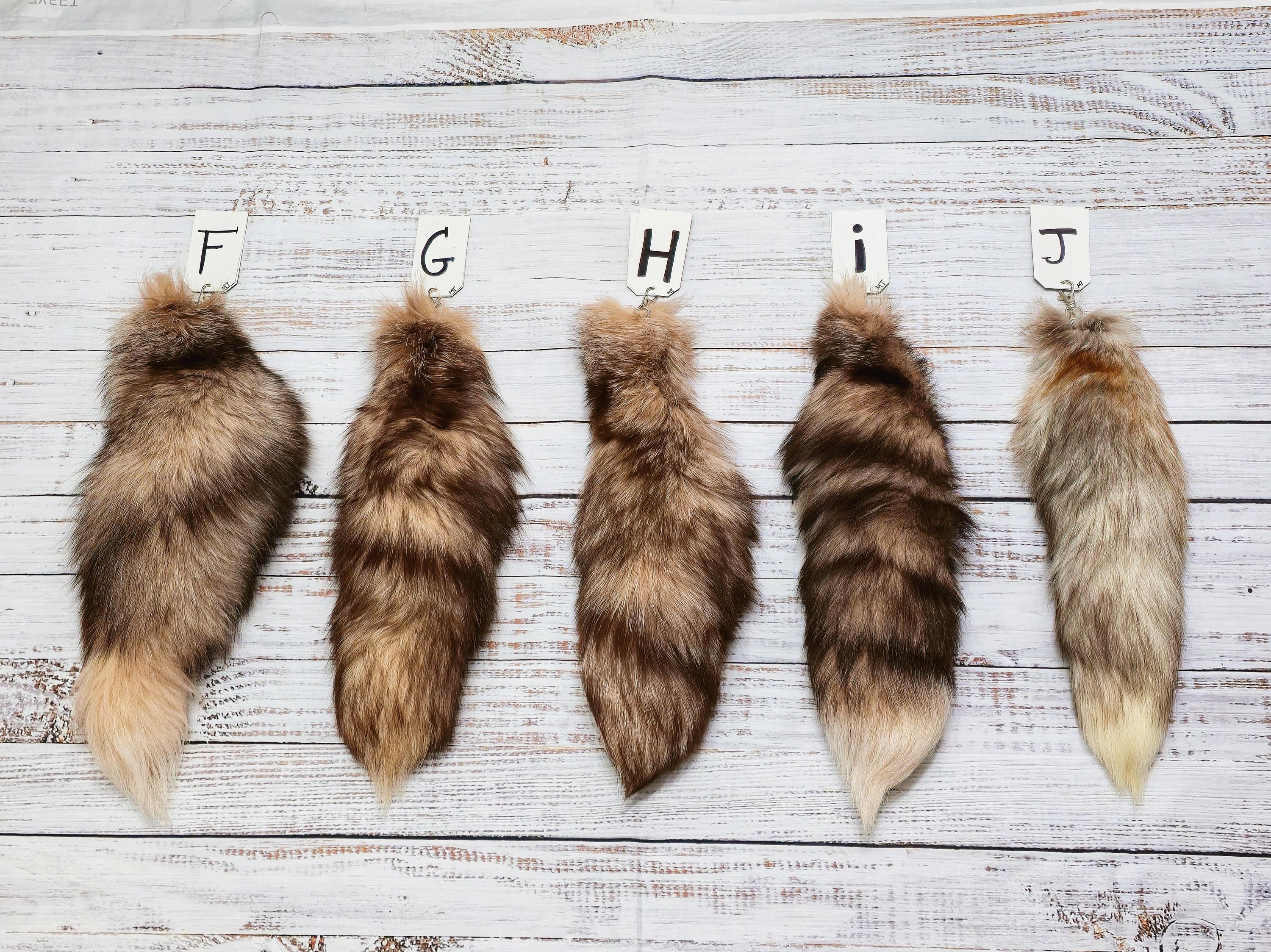 Choose Your Own, Real Fox Tail, Multi-colored Mutation Fox Tail ...