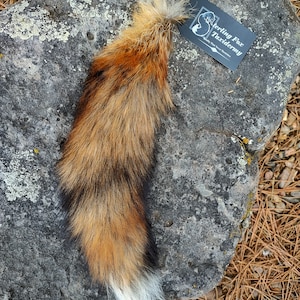 Choose Your Own, Real Fur Red Fox Tail Keychain With Swivel Clasp ...