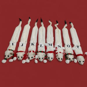 Weasel Slap Bracelet, Sherman the Ermine, White Ermine Slap Bracelet ...