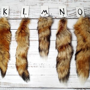 Choose Your Own, Real Fur Red Fox Tail Keychain With Swivel Clasp ...
