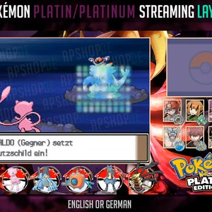 Pokémon Platinum/platinum Nuzlocke Stream/streaming Layout/overlay for ...
