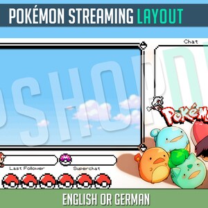 POKÈMON Stream/Streaming Layout/Overlay for YOUTUBE/TWITCH | Etsy