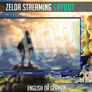 ZELDA Stream/Streaming Layout/Overlay for TWITCH/YOUTUBE | Etsy