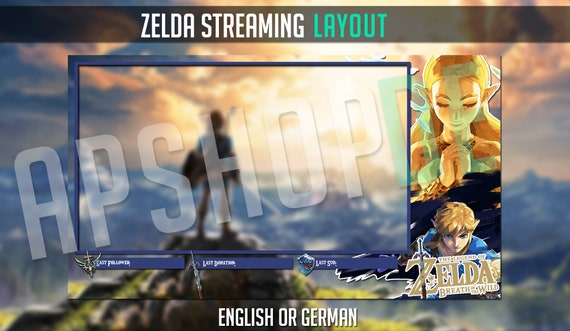 ZELDA Stream/streaming Layout/overlay for TWITCH/YOUTUBE - Etsy