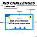 Kid Challenges Game, Challenge Cards, Family Game - Etsy