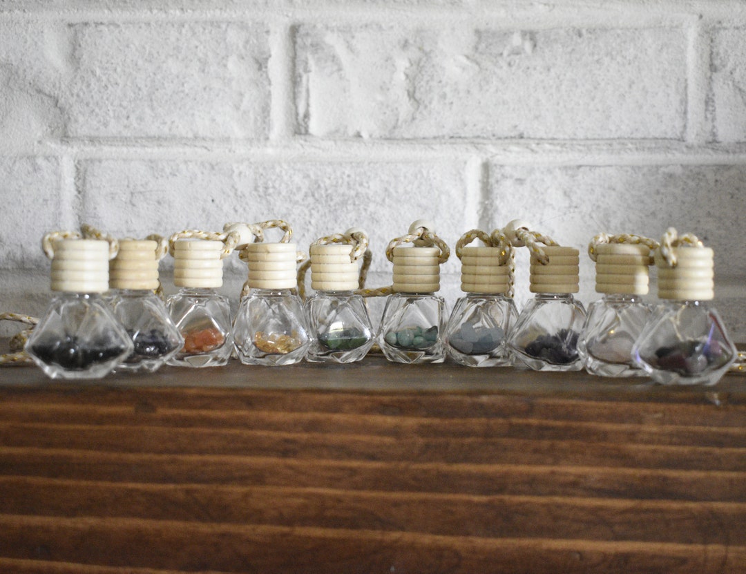 Custom Hanging Car Diffuser With Crystals - Choose the Gemstone and the ...