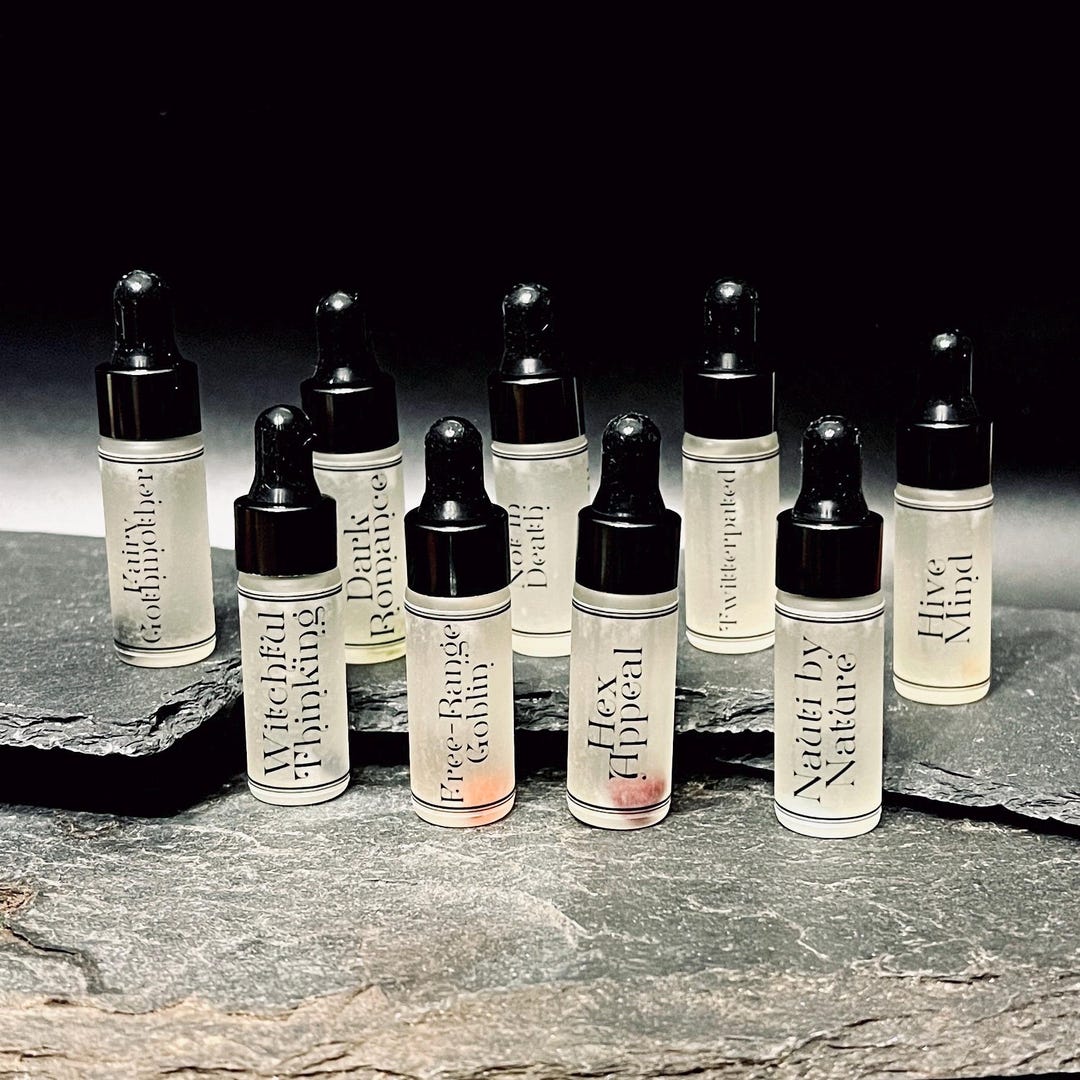 Customizable Crystal Infused Body & Hair Oil Sample Pack | Build Your ...
