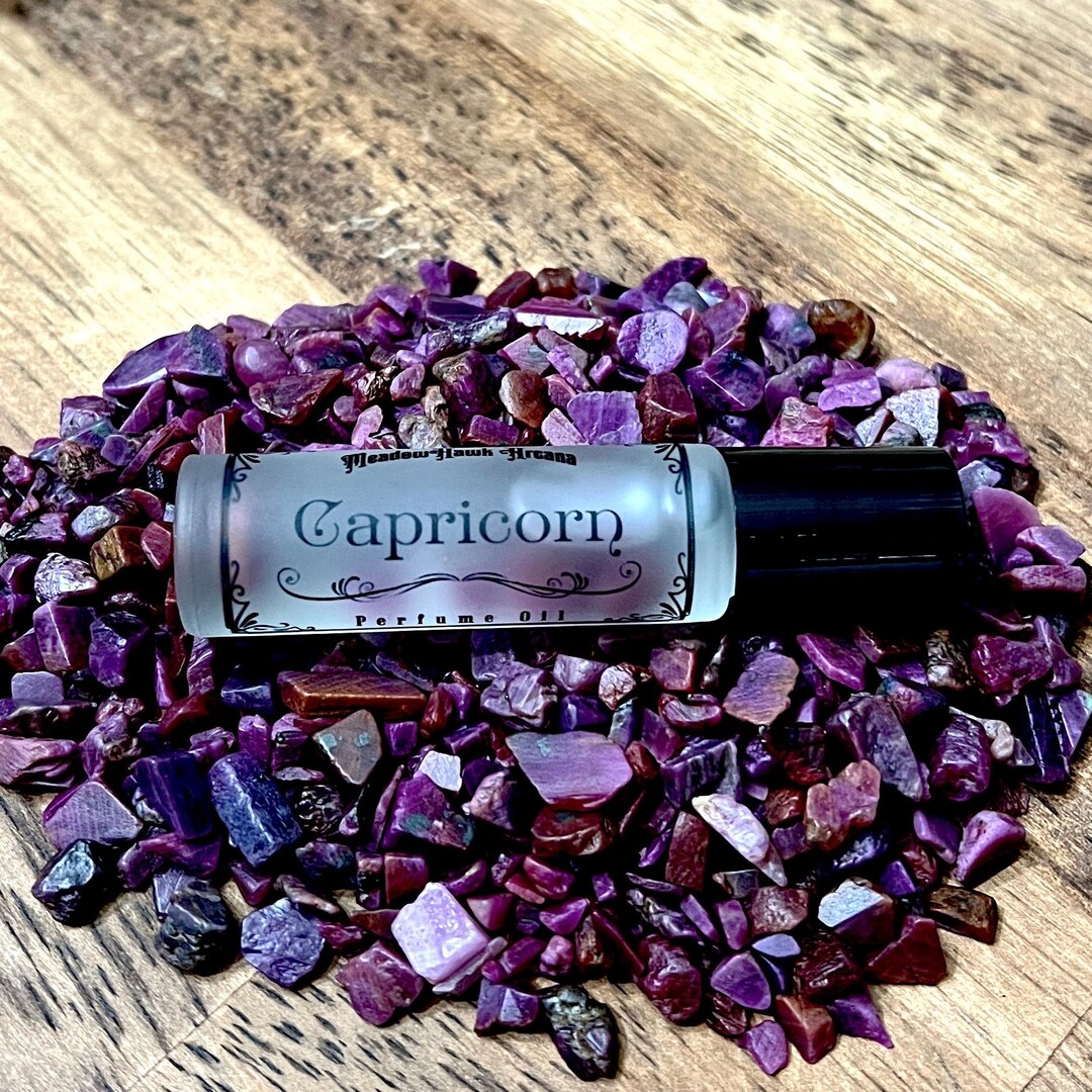 CAPRICORN Zodiac Crystal Infused Perfume Oil | Roasted Chestnut ...