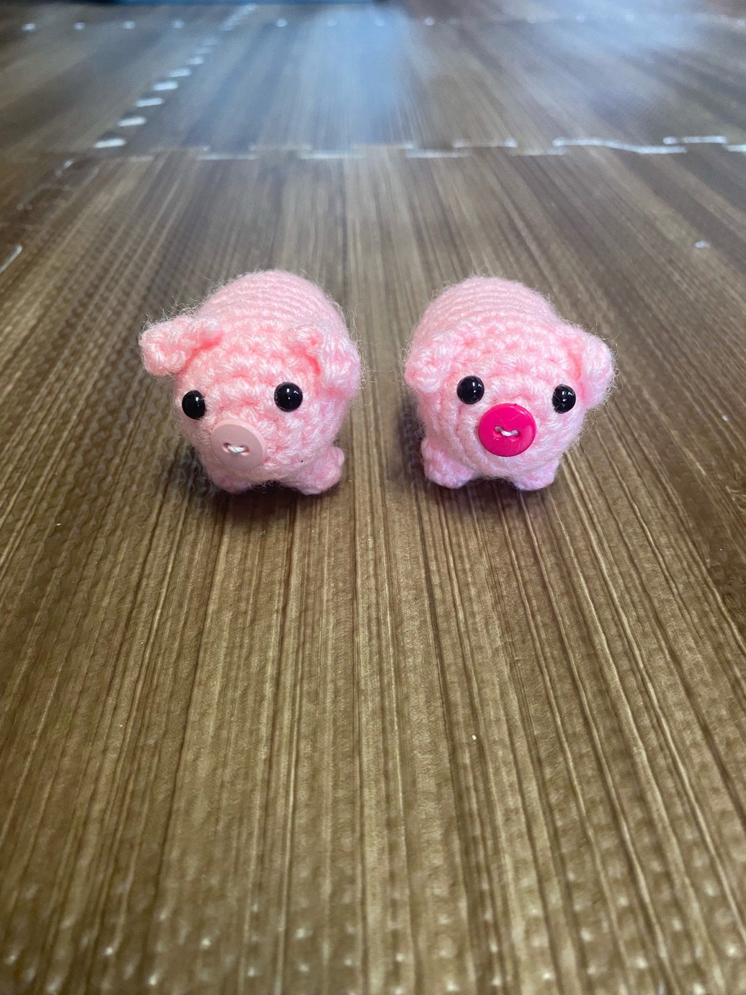 Small Button Nosed Stuffed Pig - Etsy