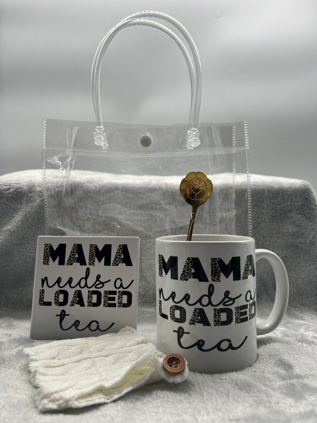 Coffee Mug Set Loaded Lemonade Mug With Handle Coaster Tea - Etsy