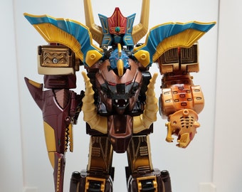 Power Rangers Wild Force Gaoranger DX Gao God Black Lion Megazord ...