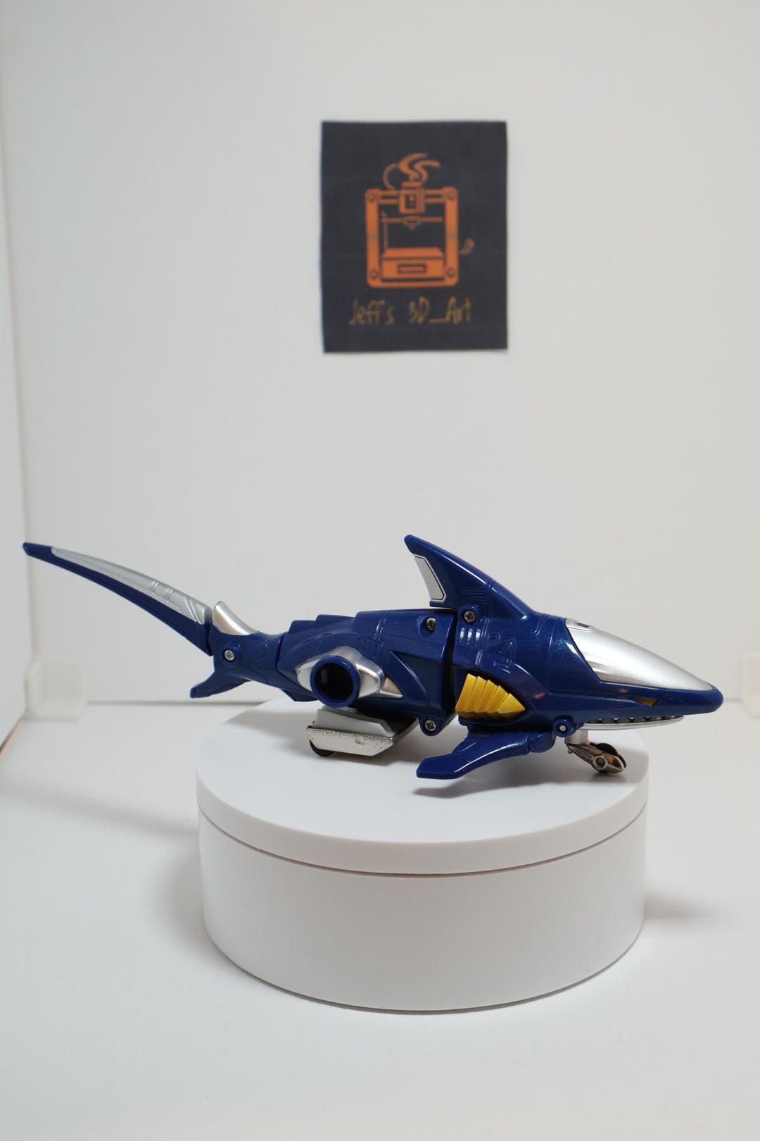 POWER RANGERS Gao Ranger Wild Force Animals Gao Shark Zord Blue DX ...