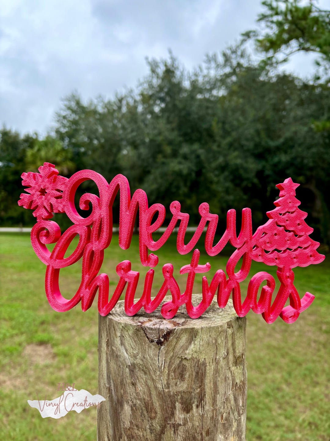 Merry Christmas Sign Decor, Christmas Decor, Free Standing, Shelf Decor ...
