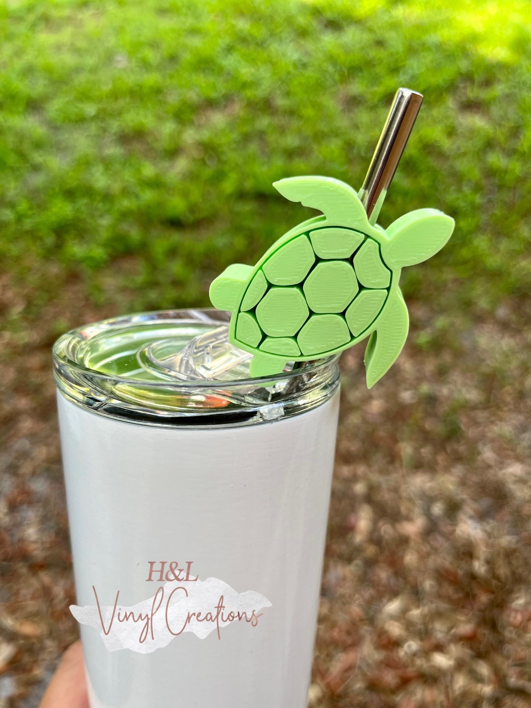 Sea Turtle Straw Topper Straw Topper Straw Buddy Straw - Etsy