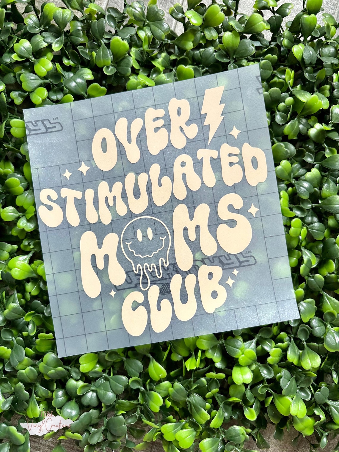 Overstimulated Moms Club Vinyl Decal, Retro Car Sticker - Etsy