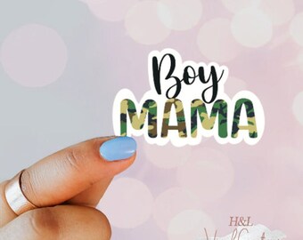Boy Mama Sticker | Etsy