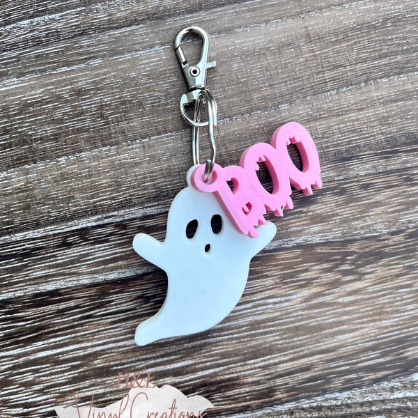 Ghost Keychain - Etsy