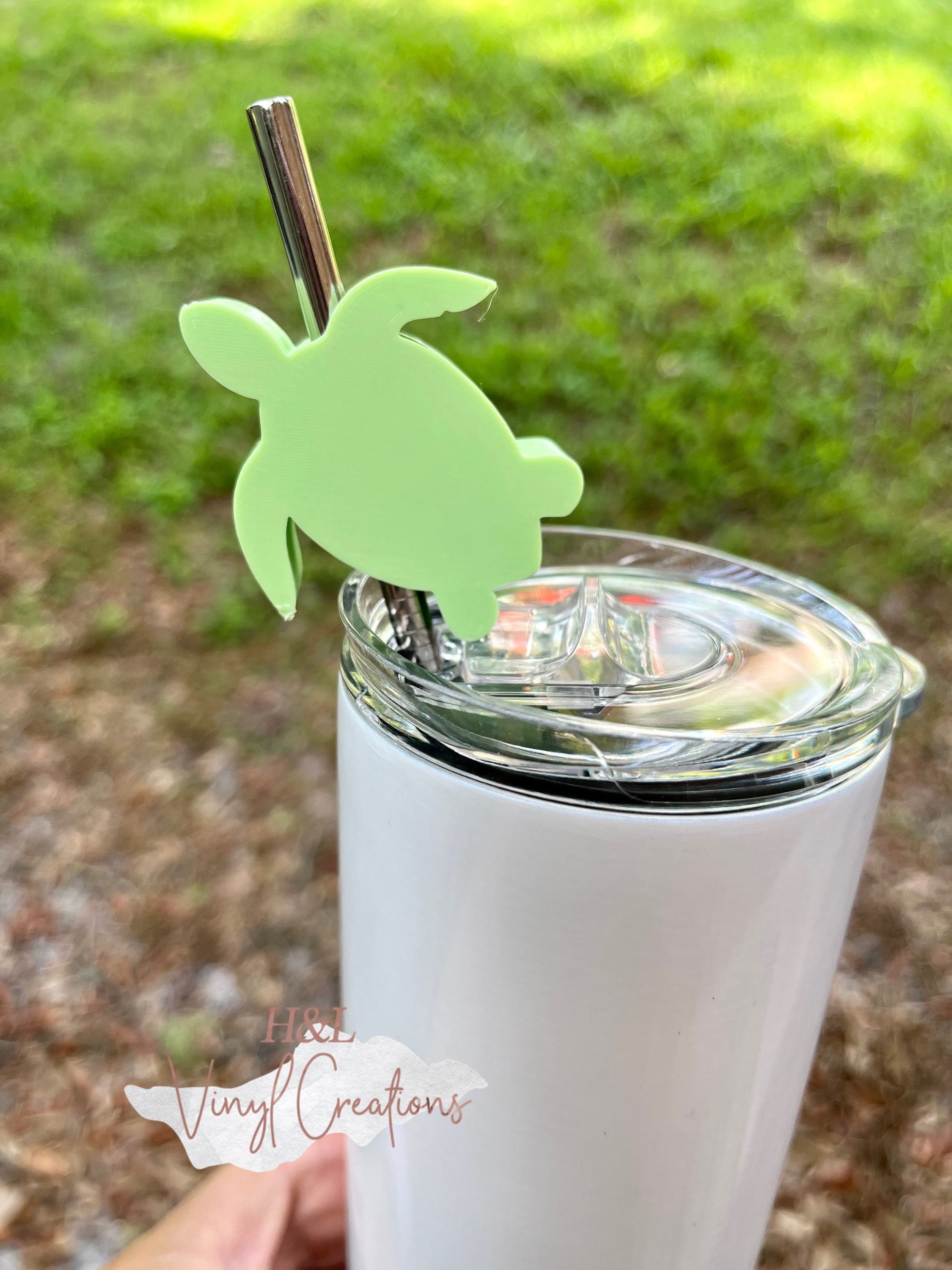 Sea Turtle Straw Topper Straw Topper Straw Buddy Straw - Etsy