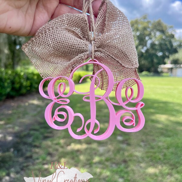 Monogram Charm - Etsy
