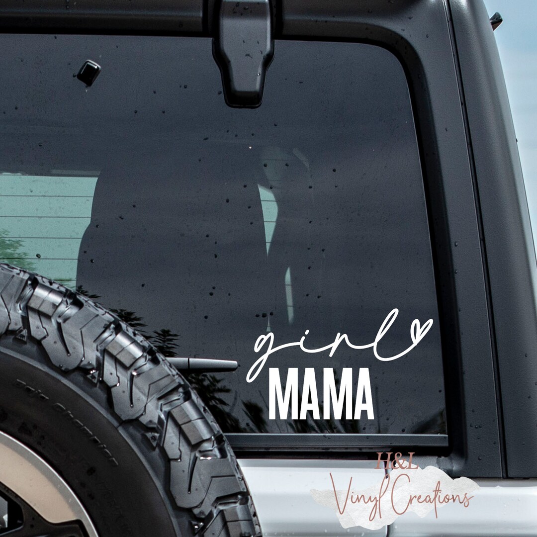 Girl Mama Decal Girl Mama Sticker Mama Sticker Mama Decal - Etsy