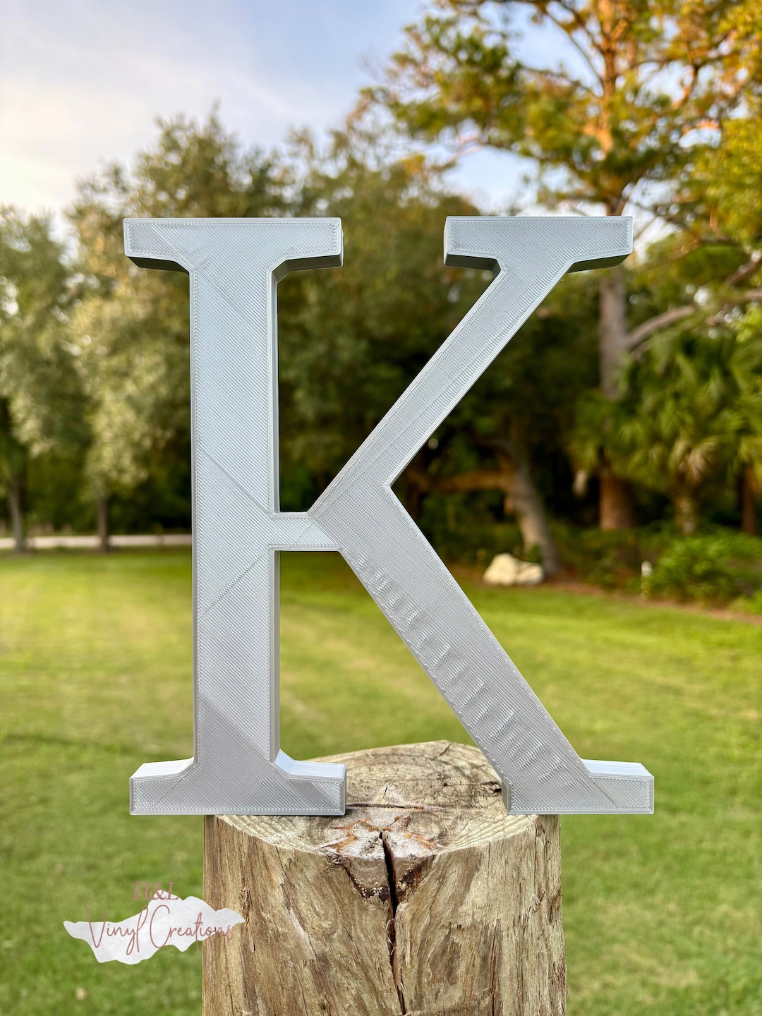 Free Standing 3D Printed Letters, Large Letters, Initial Sign ...