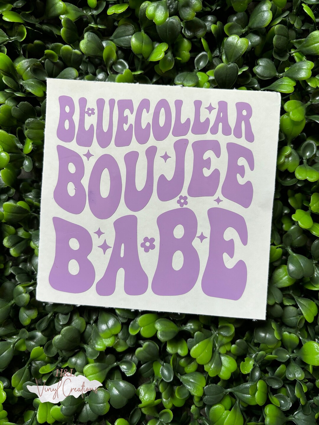 Blue Collar Boujee Babe Decal, Blue Collar Sticker, Blue Collar Decal ...