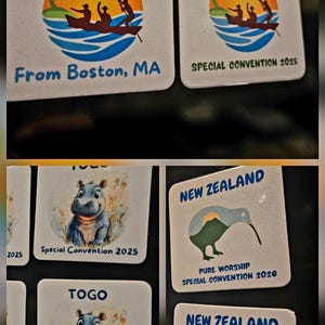 Custom Lens Cloth, Magnets, Stickers -special Convention Gifts, JW ...