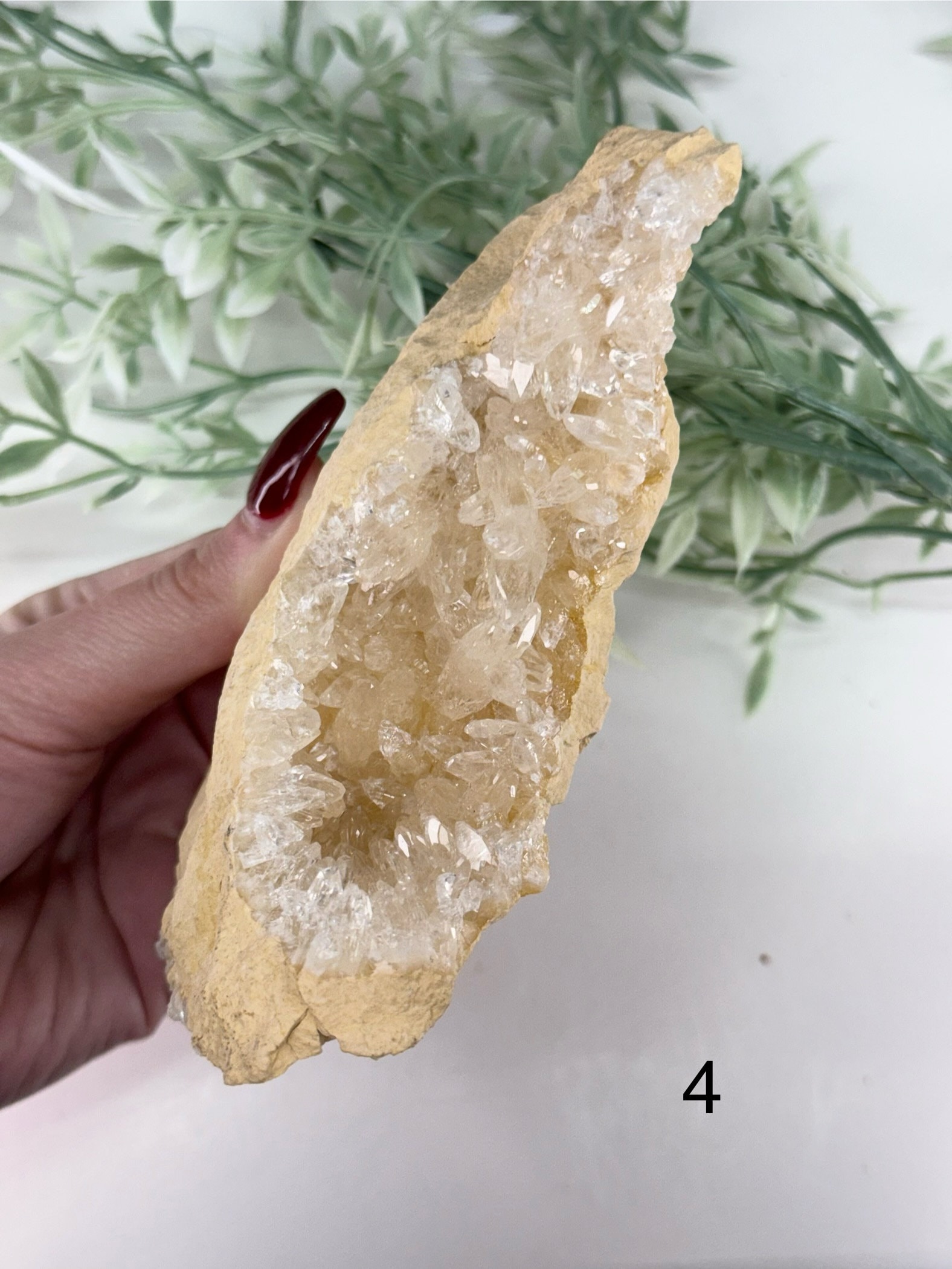 Stunning White Quartz Geode Unique Crystal Geode Cracked Open YOU ...