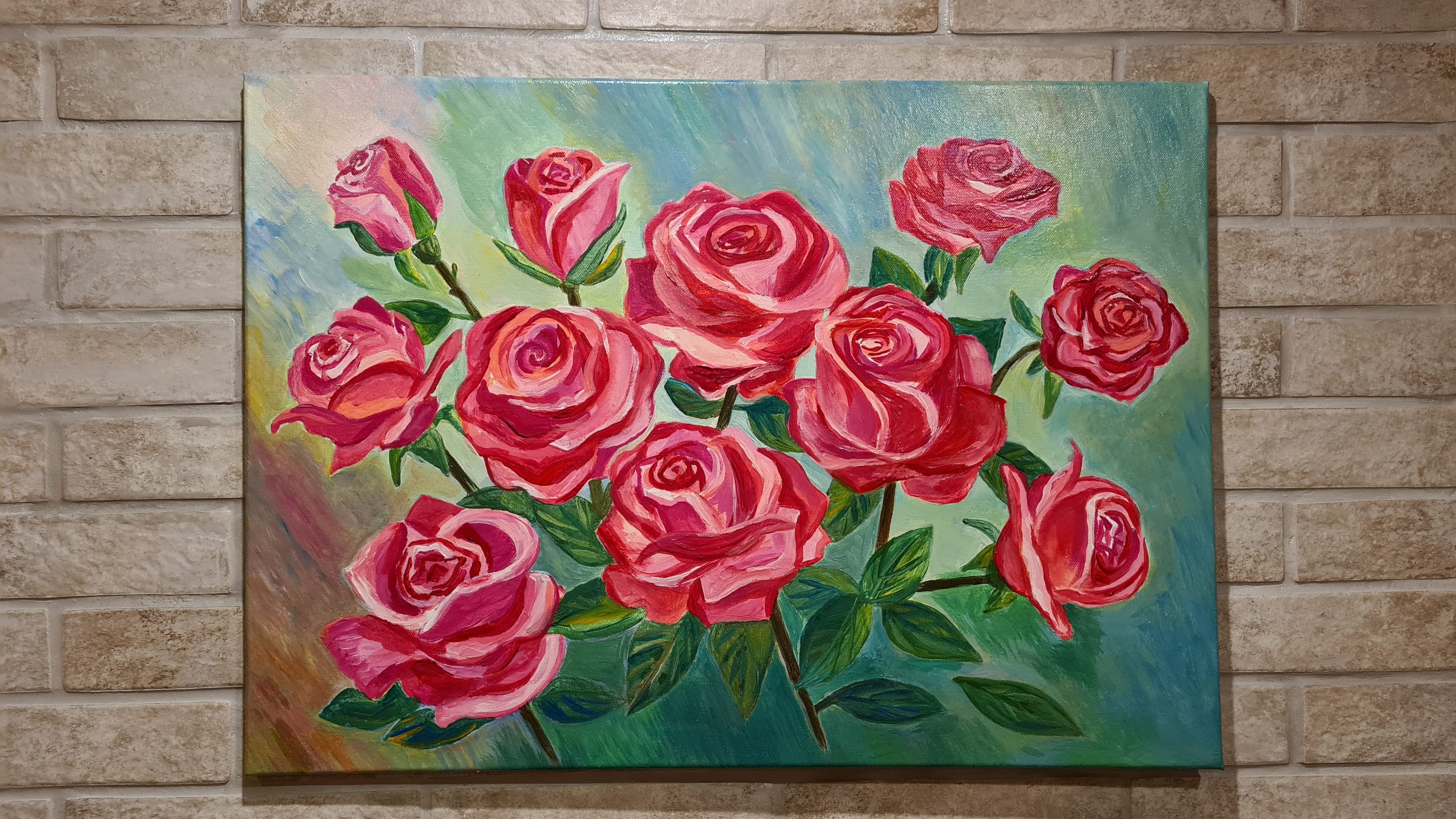 Rose Painting Roses Painting Pink Roses Painting Pink Roses Red Roses ...