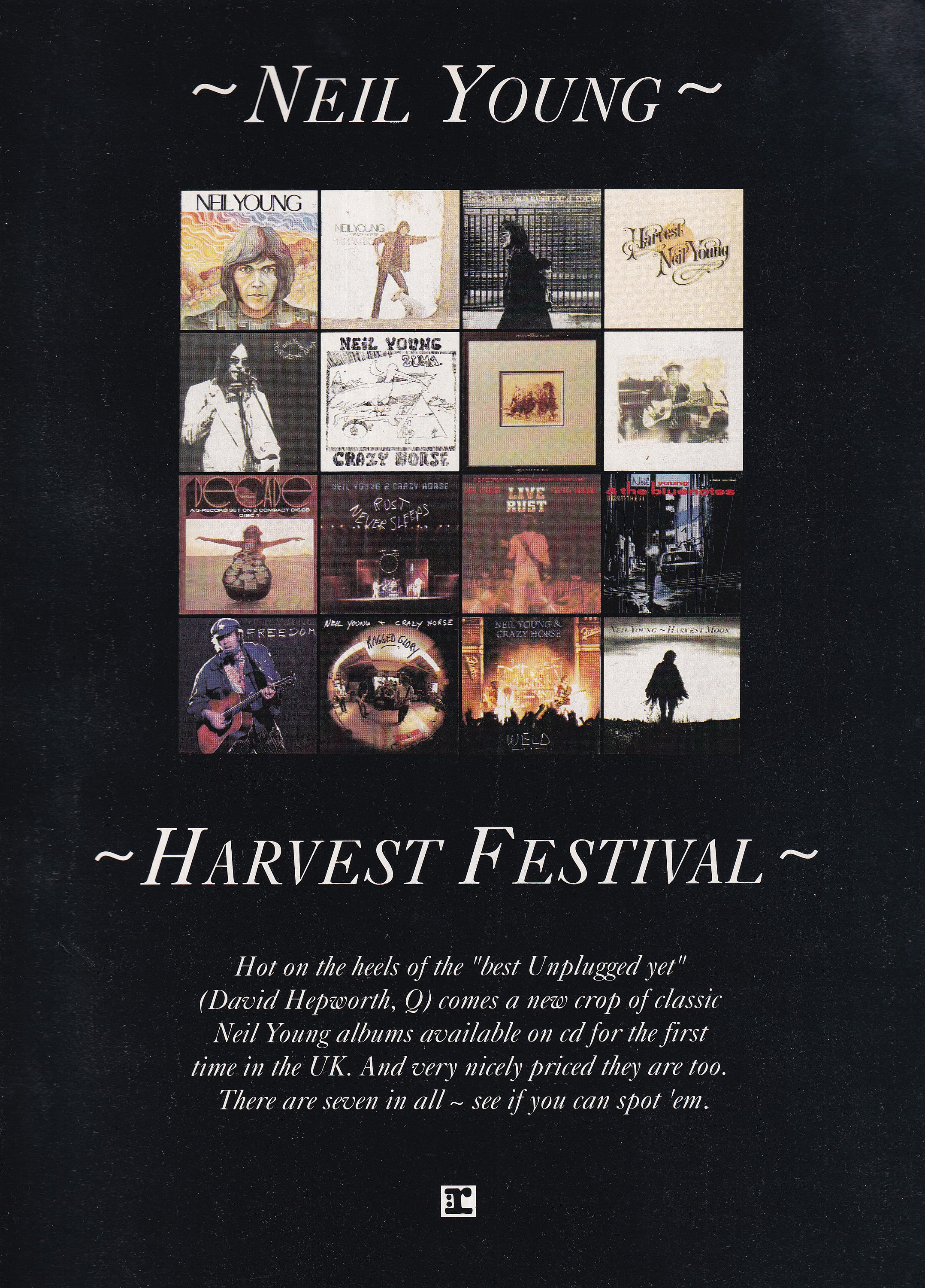 Vintage Neil Young Poster