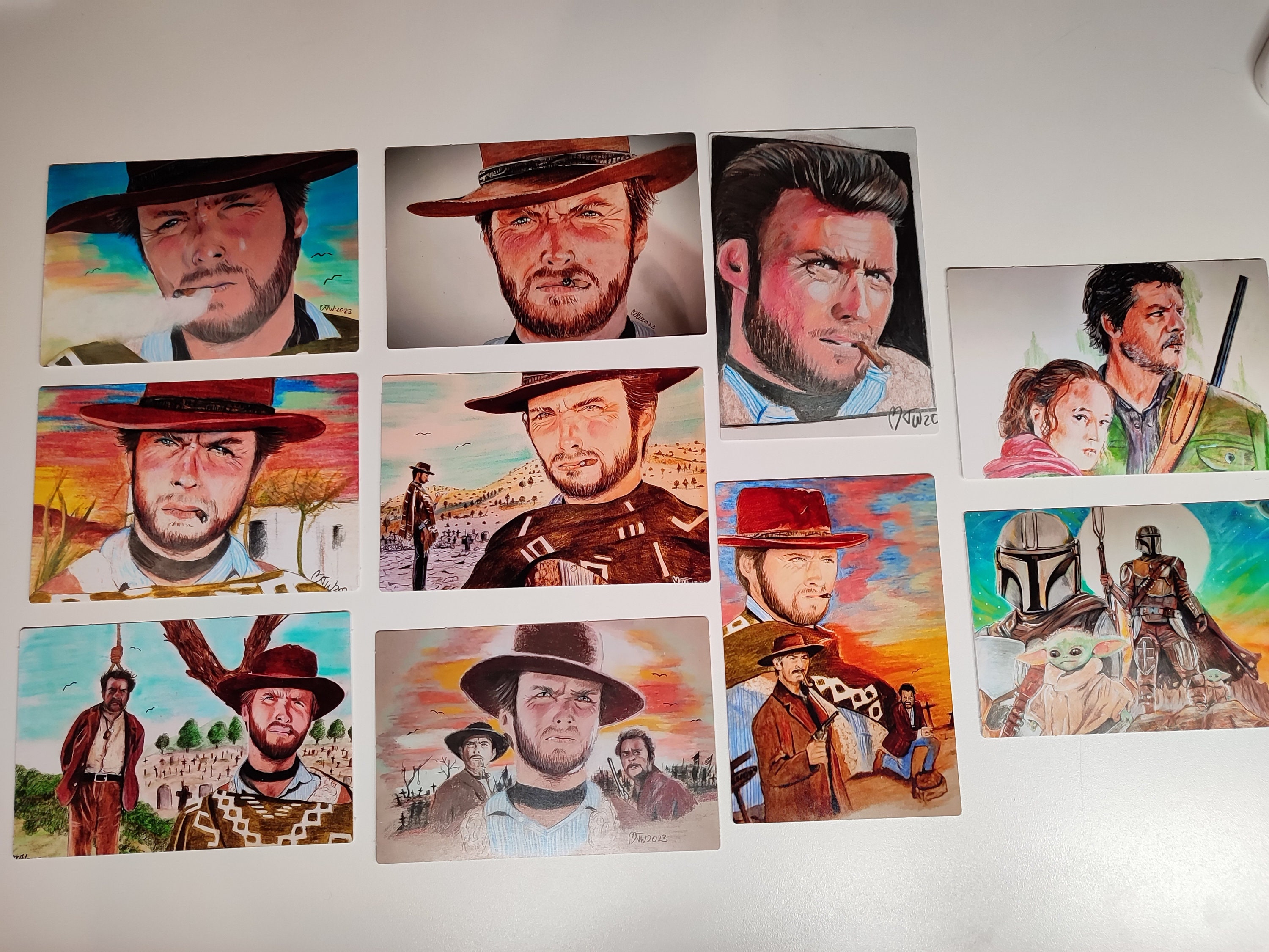 Clint Eastwood the Good the Bad and the Ugly Postcard - Etsy