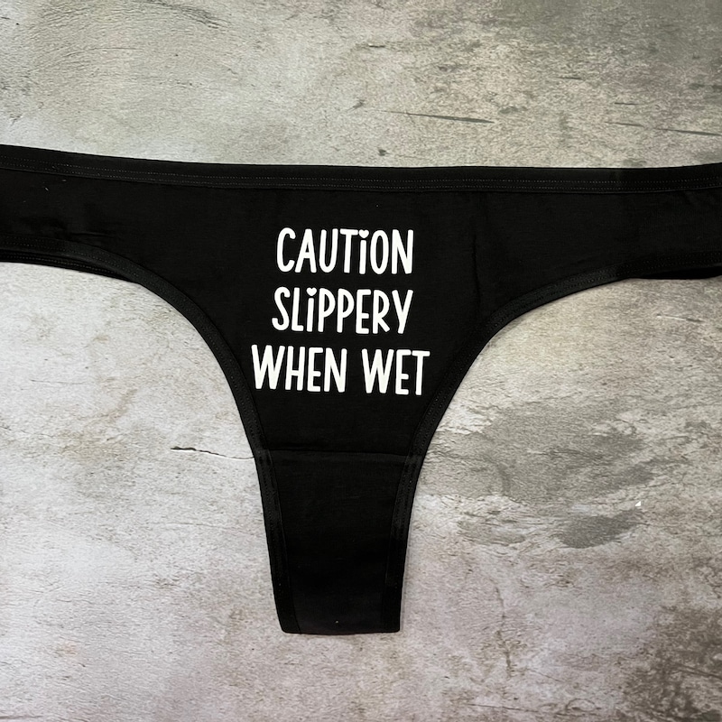 Slippery When Wet Underwear - Etsy