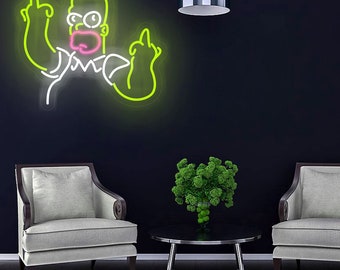Homer Simpson Neon Sign - Etsy UK
