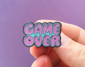 Game Over Pins - Etsy