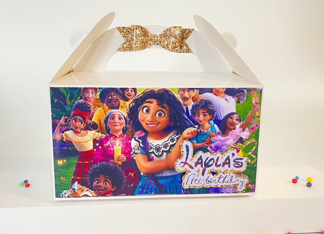 Disney's Encanto Party Favour Gable Box 3D Personalised - Etsy