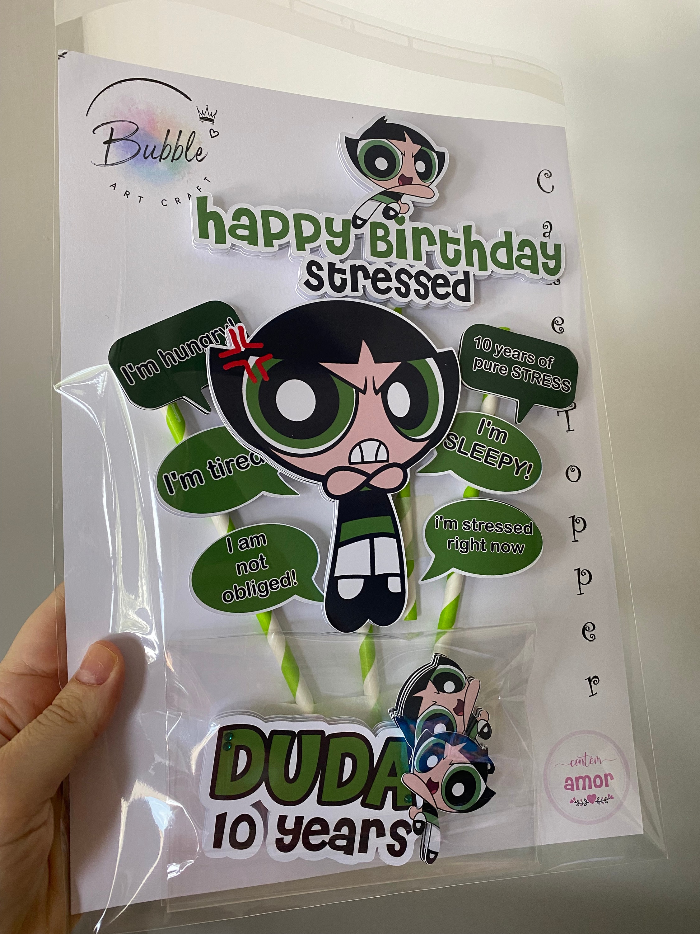 Powerpuff Girls Cake Topper Figurines Bubbles Buttercup Cartoon My Xxx Hot Girl