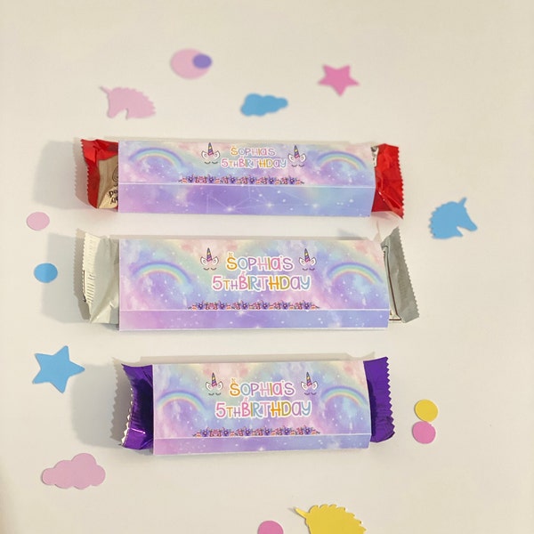 Self Adhesive Chocolate Bar Wrapper - Etsy