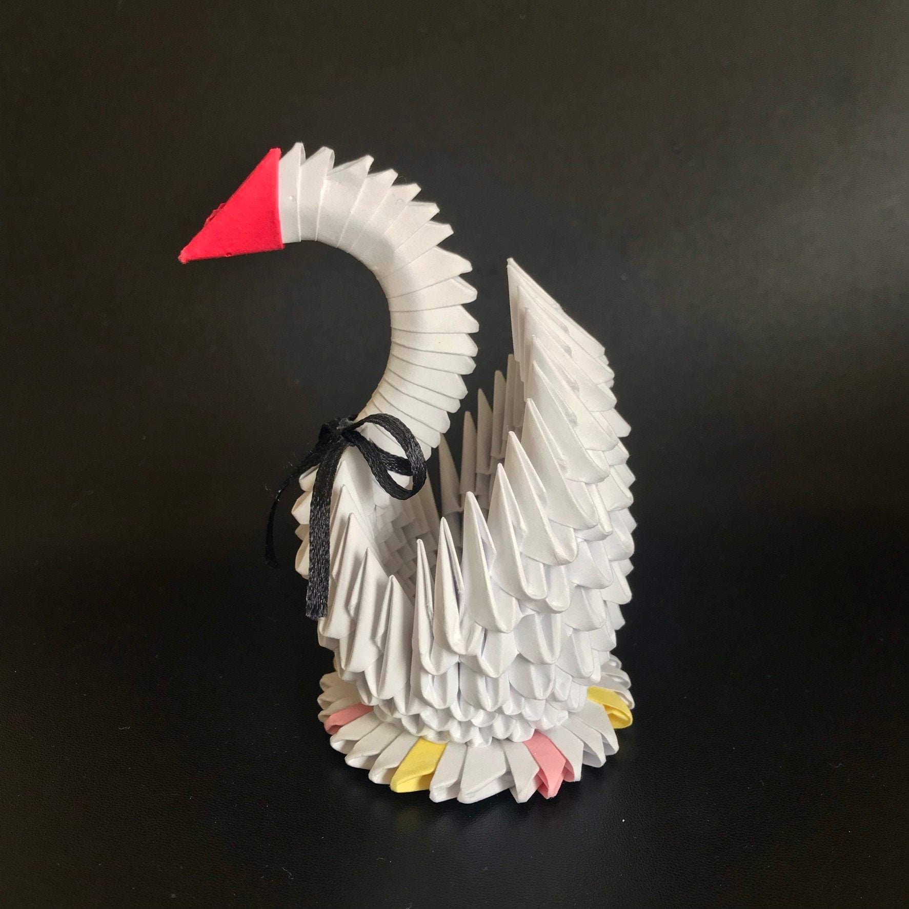 3d Modular Origami Mini Swan