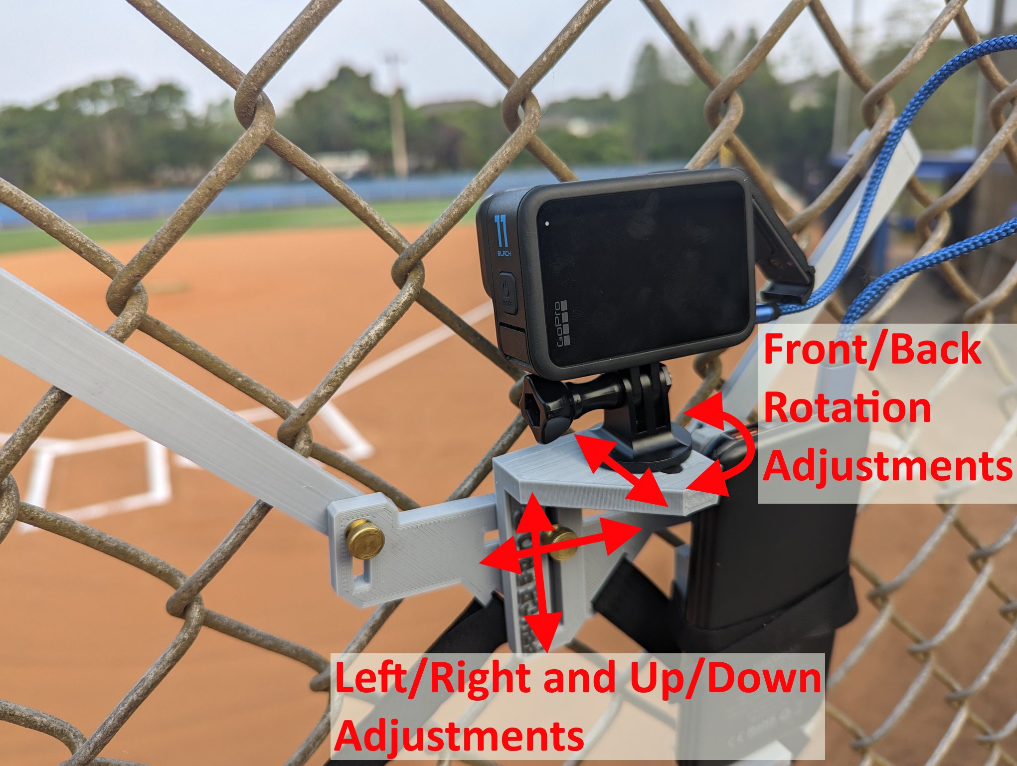 Fence Frog Fence Mouting Solution for Gopros, Mevos, Cellphones and ...