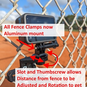 Fence Clamp Pro - Gopro Mount for Baseball and Softball Games - Etsy