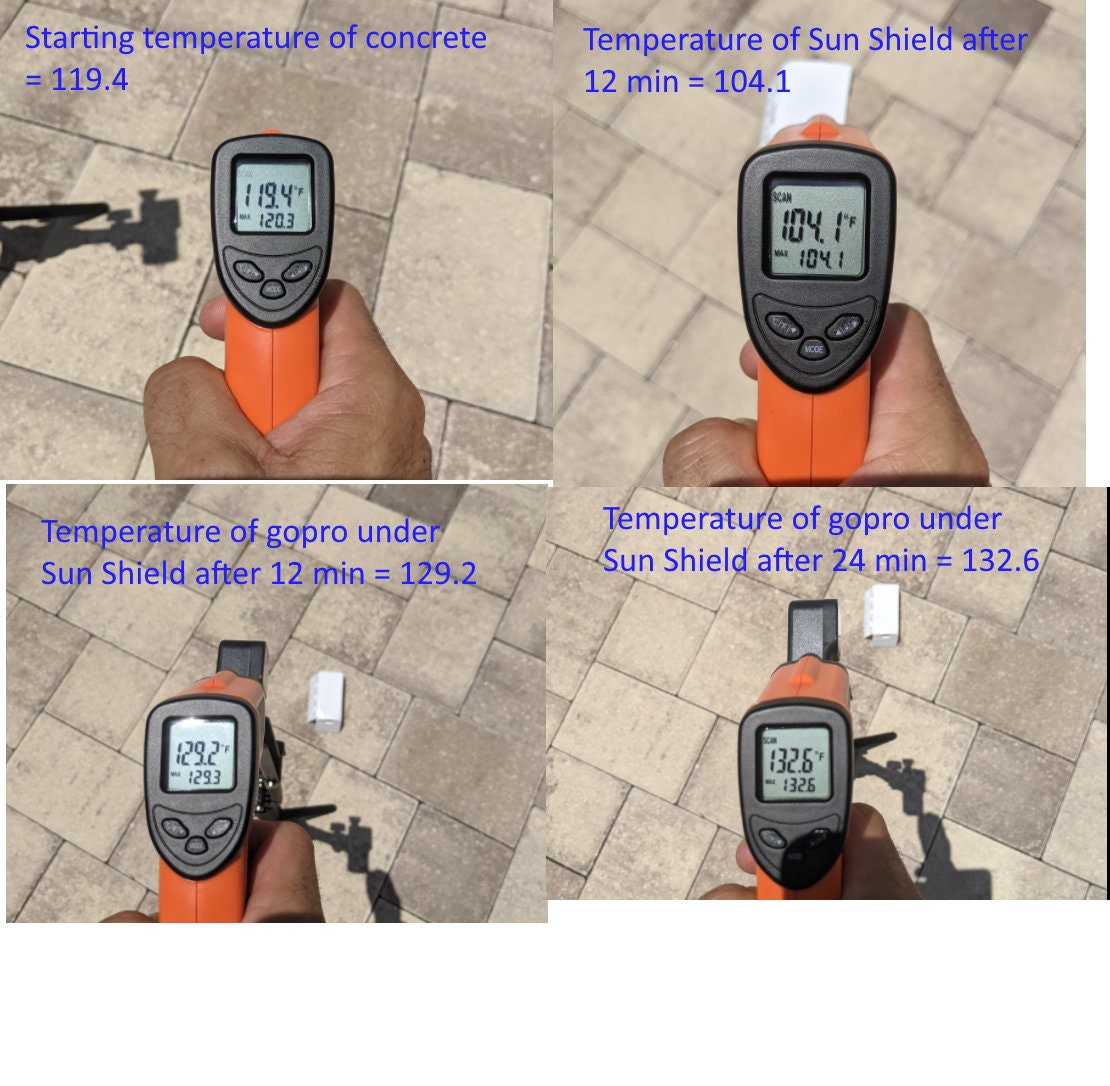Sun Shade Pro Heat Protection for Your Gopro - Etsy