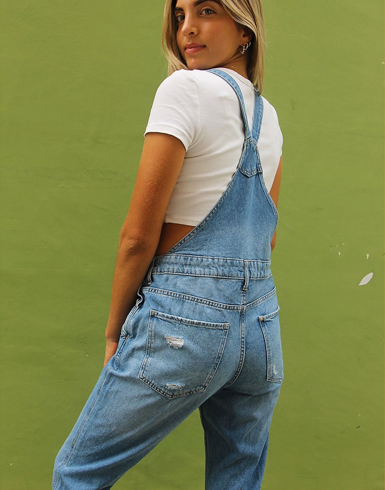 Blue Long Dungarees - Etsy