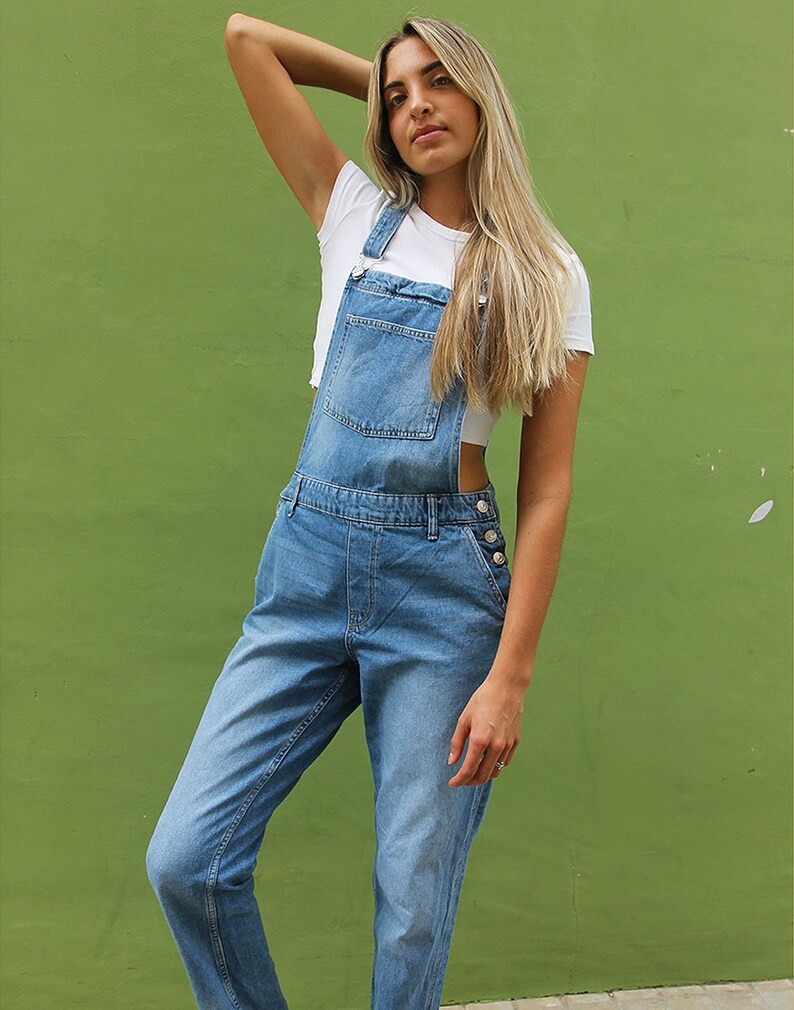 Blue Long Dungarees - Etsy