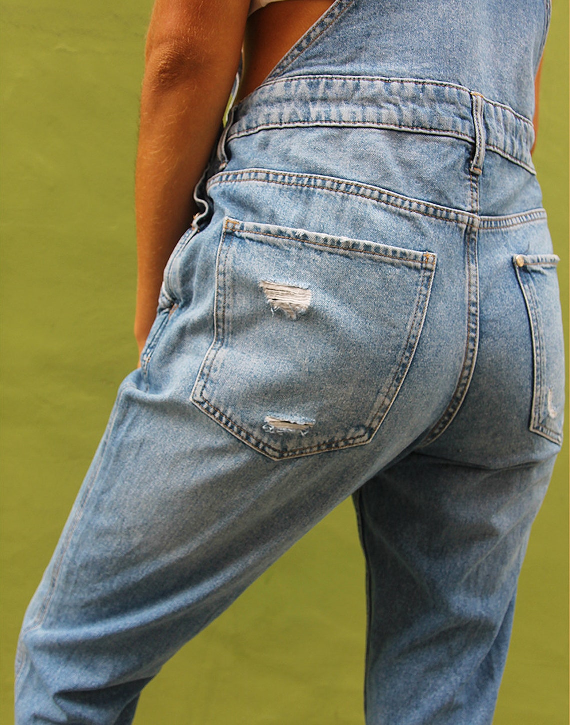 Blue Long Dungarees - Etsy
