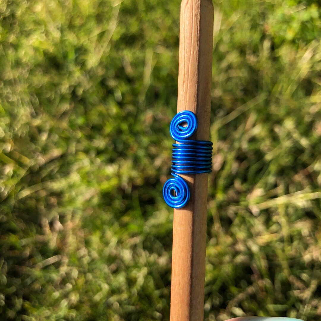 Royal Blue Double Spiral Braid/loc Hair Jewelry sold Individually - Etsy