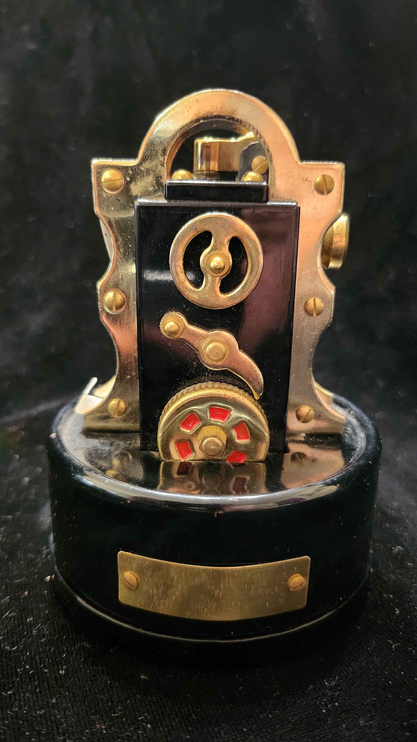Vintage Edison Ticker Tape Table Lighter - Etsy